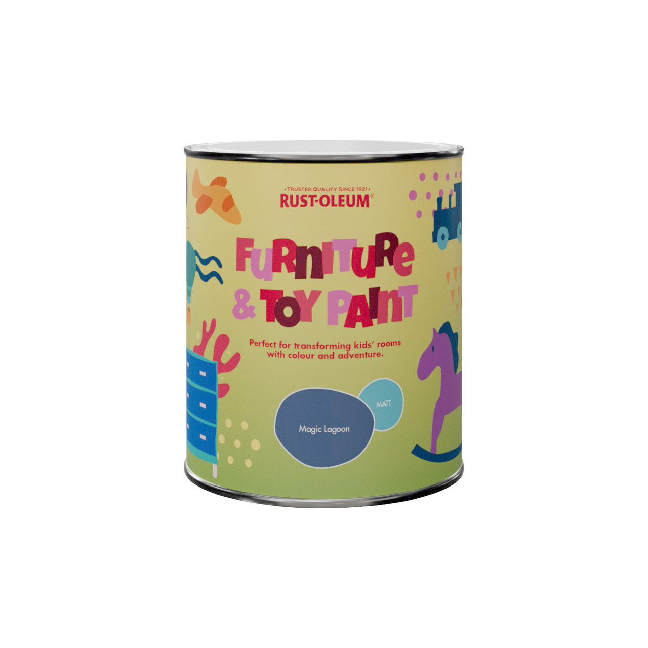 Furniture & Toy Paint, Matt Finish - Magic Lagoon 750ml