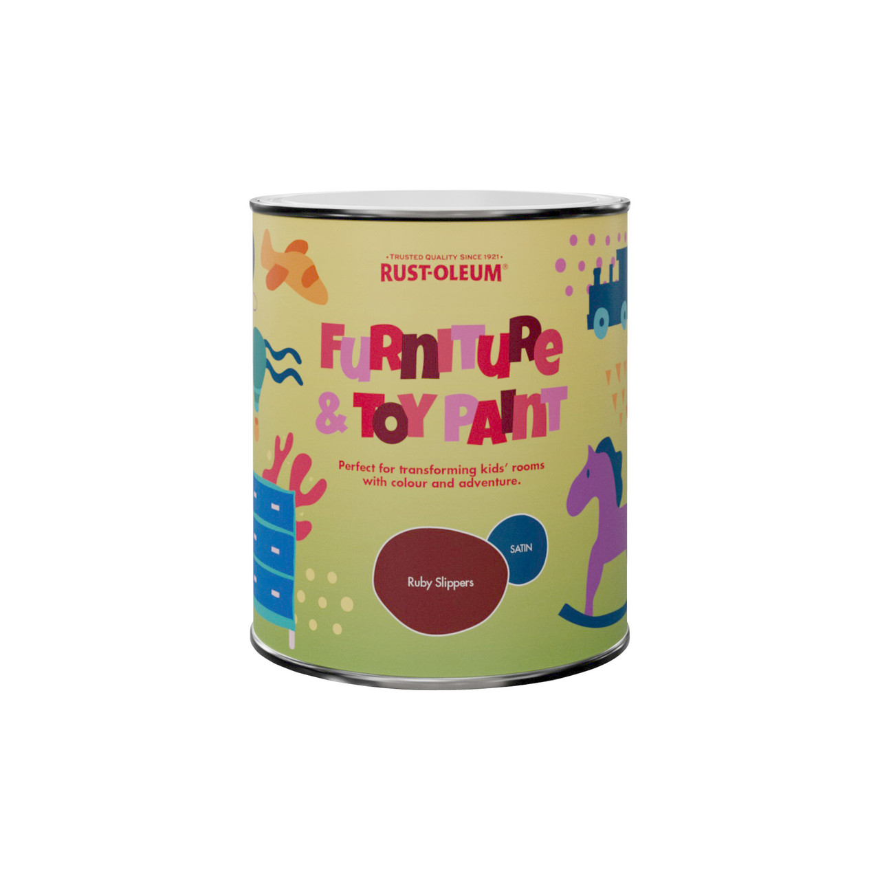 Furniture & Toy Paint, Satin Finish - Ruby Slippers 750ml