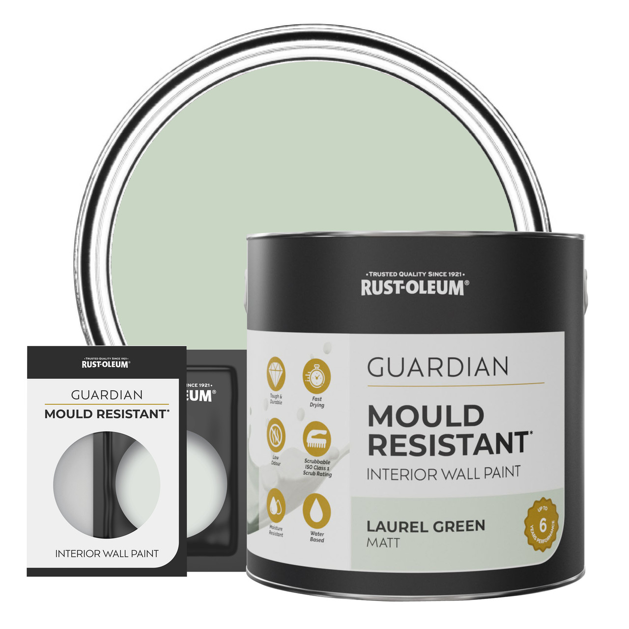 Guardian Mould Resistant Interior Wall Paint - Laurel Green
