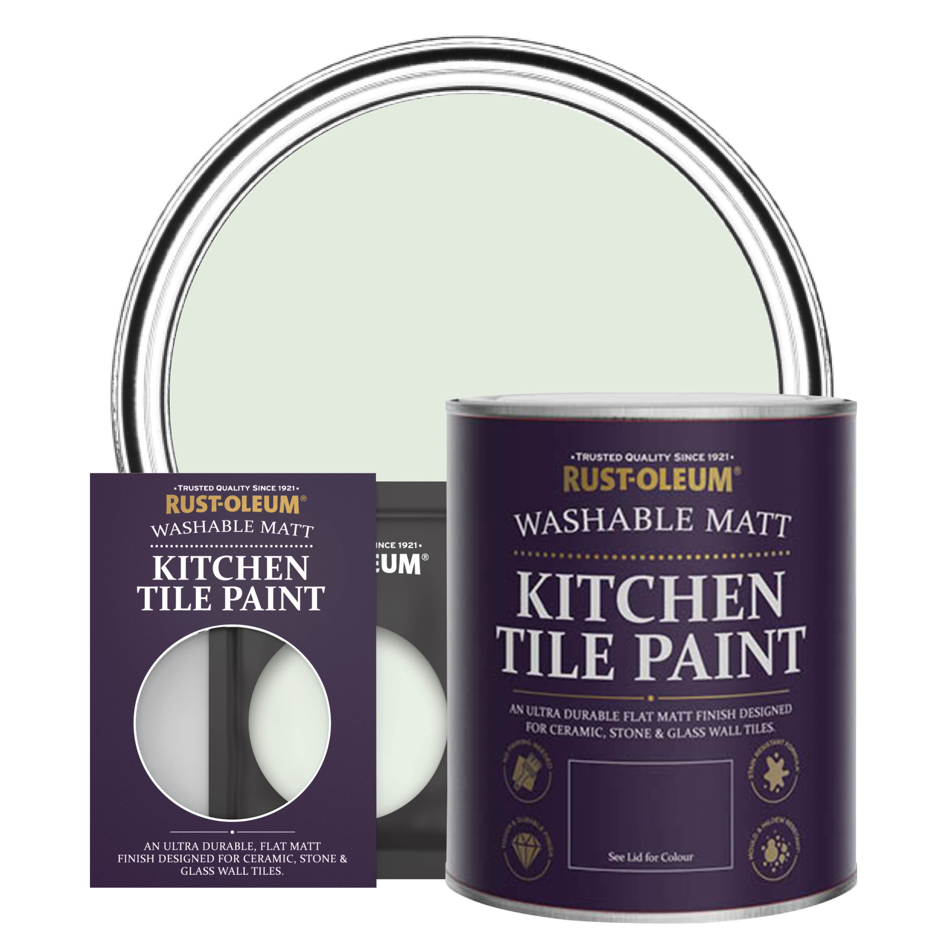 Sage Mist Kitchen Cupboard Paint - Matt Green Finish
