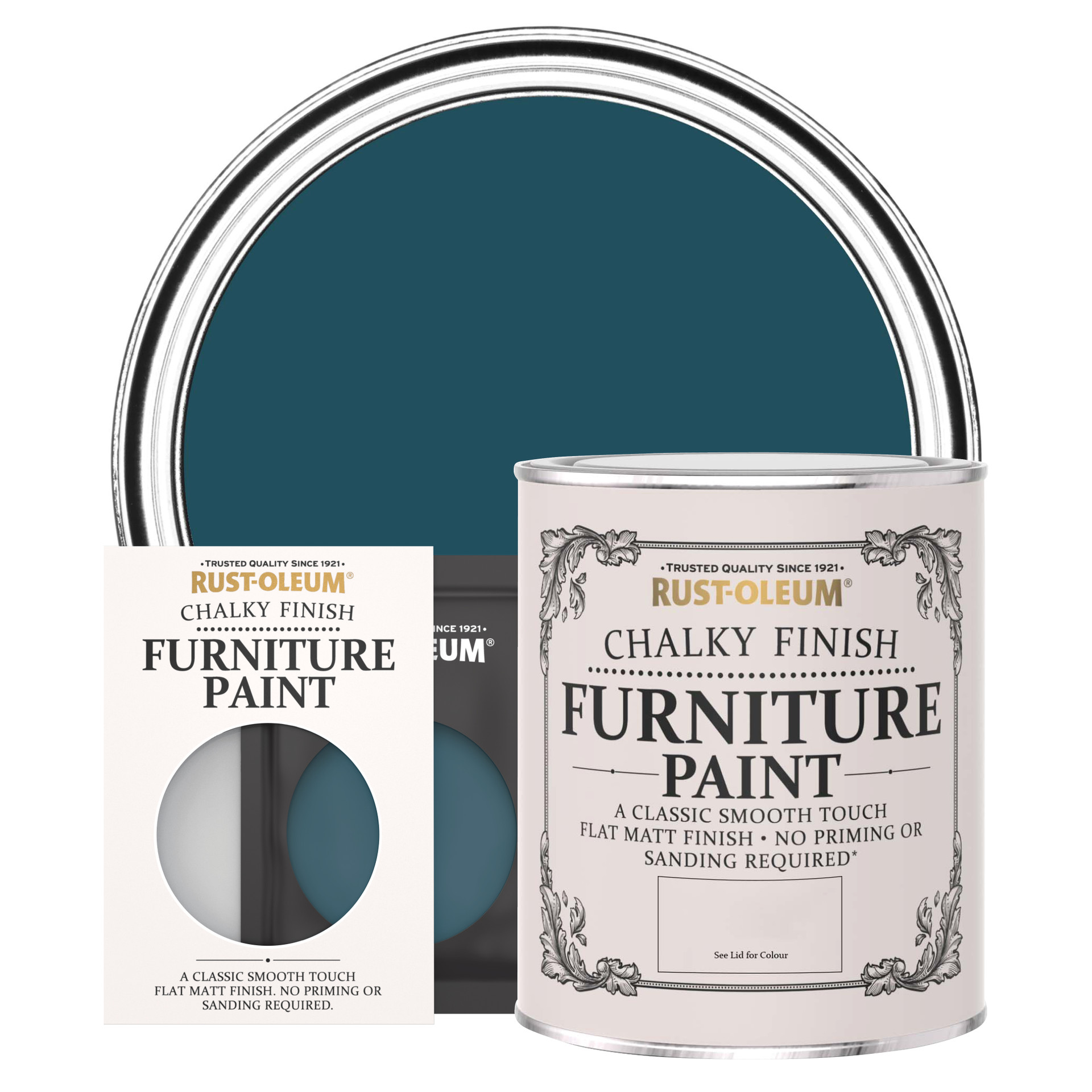 Rust-Oleum Chalky Finish Blue Wall & Ceiling Paint - Commodore Blue ...