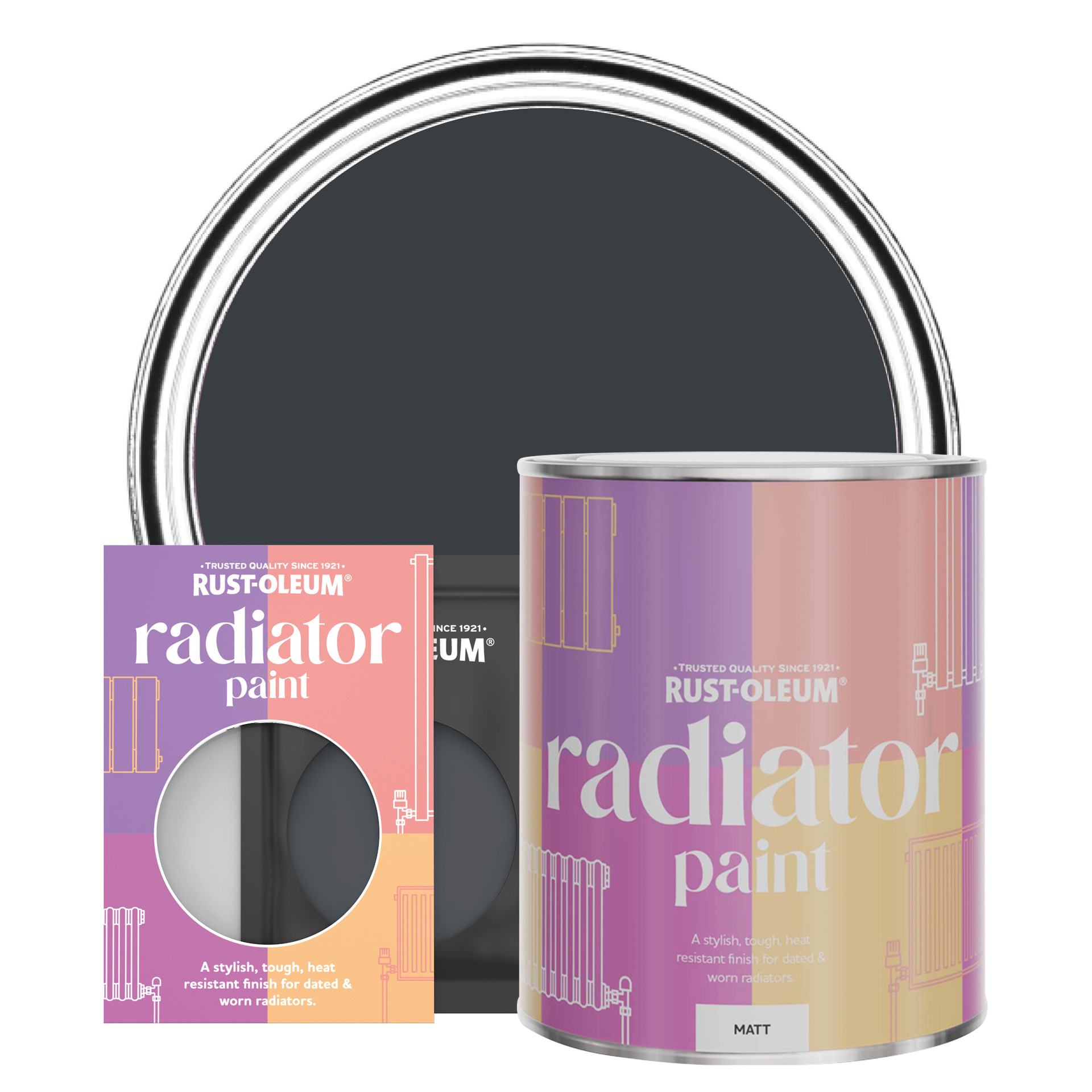 Washable Matt Wall Paint - ANTHRACITE (RAL 7016) - Rust-oleum UK