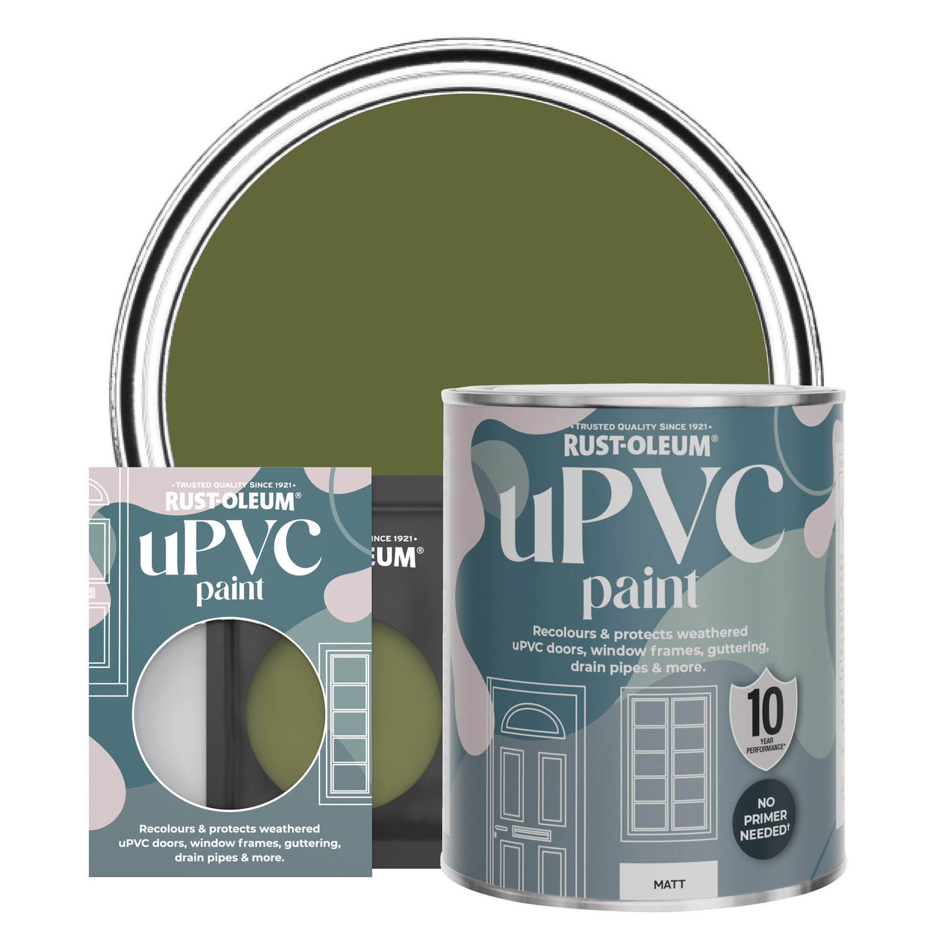 Jasper uPVC Gloss Paint - Gloss Green Finish | Rust-Oleum