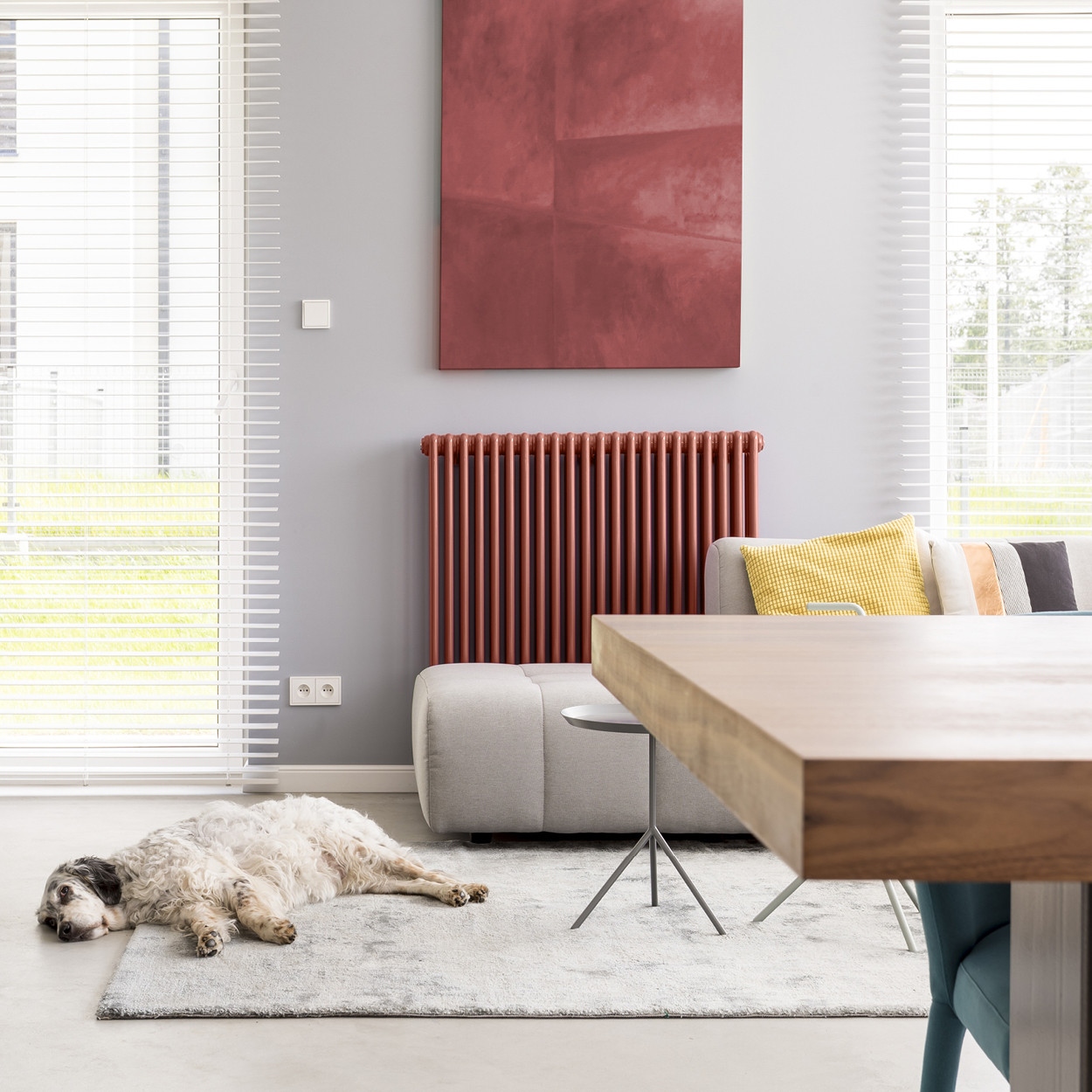 Salmon Radiator Paint - Matt Red | Rust-Oleum