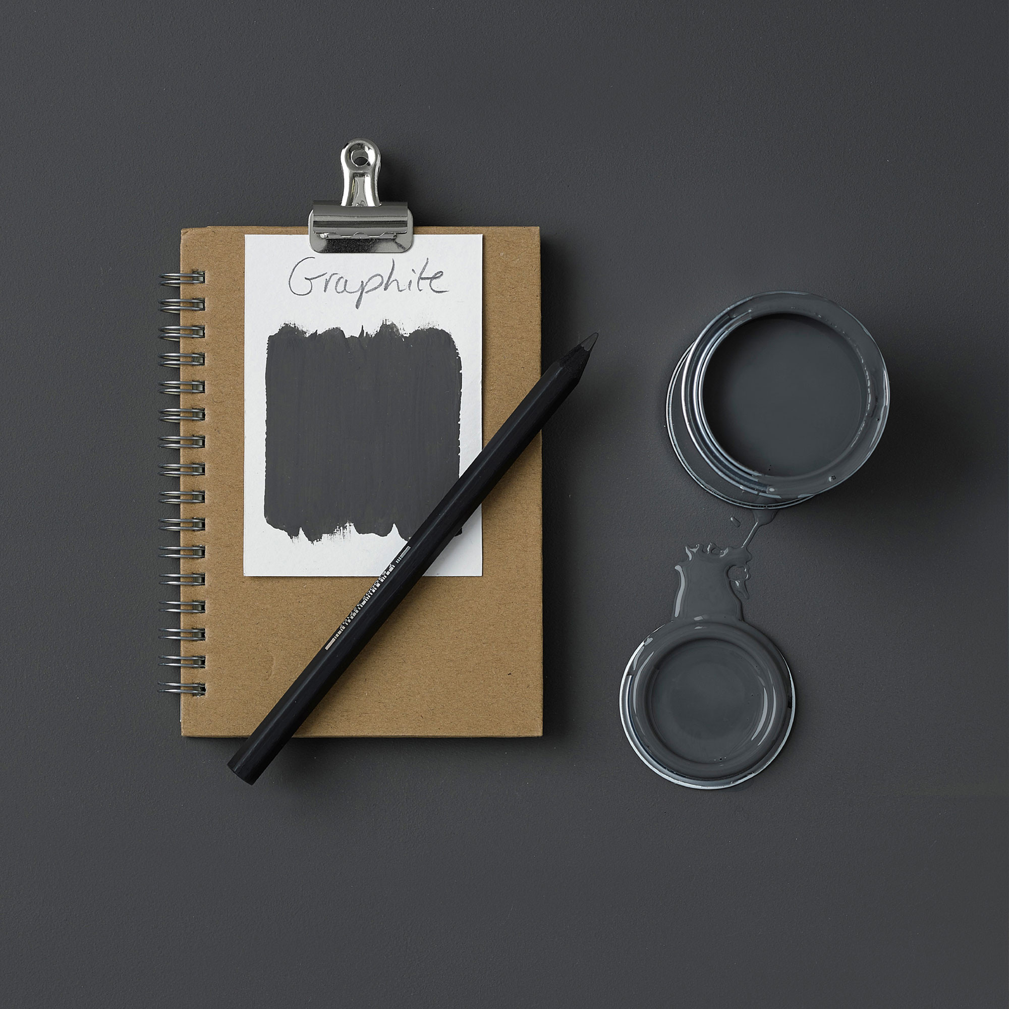 Graphite Furniture & Trim Paint - Matt Grey Finish