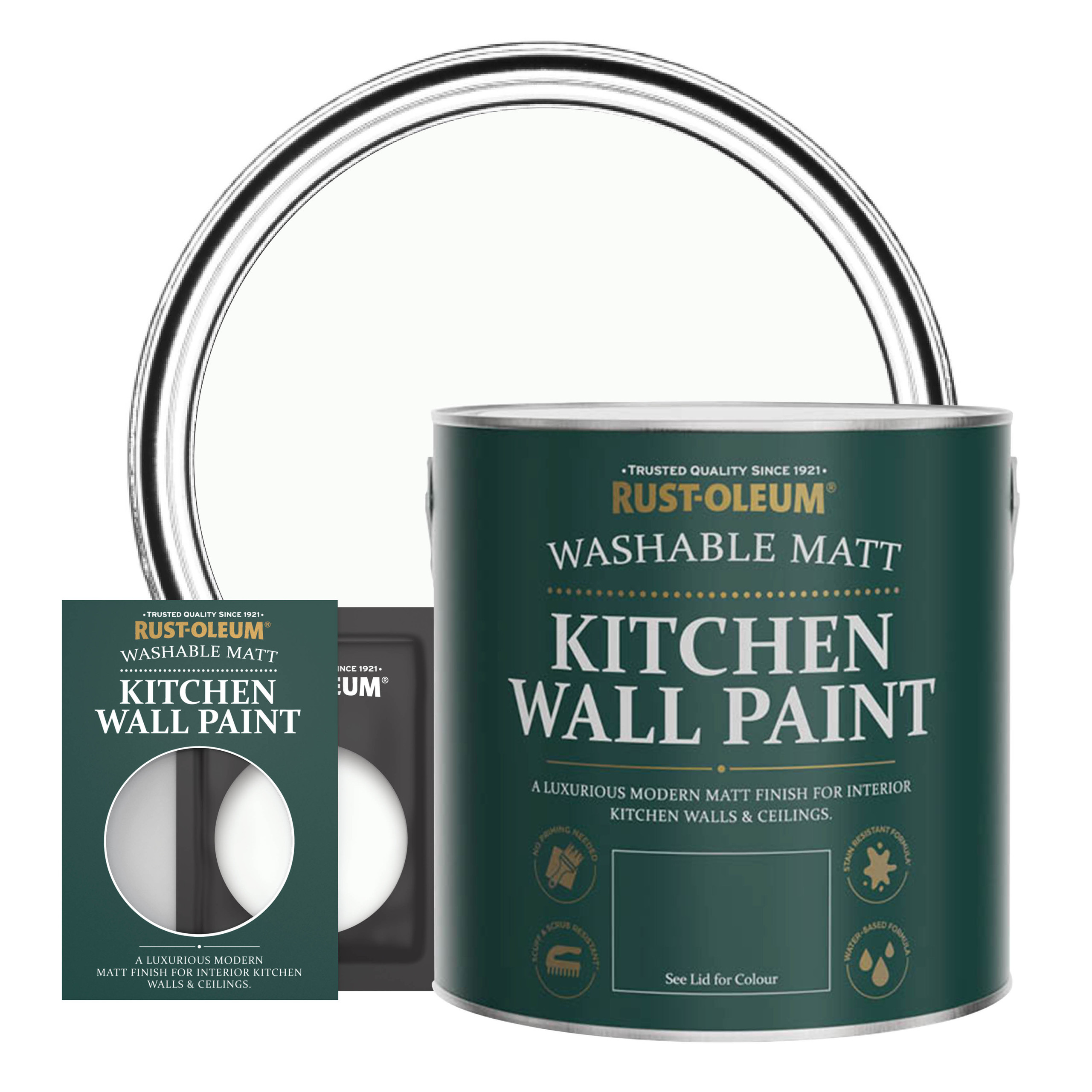 Moonstone Bathroom Wall & Ceiling Paint - Matt White