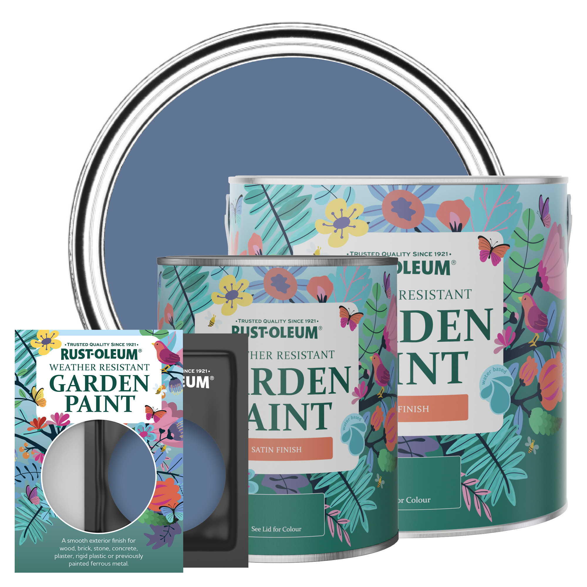 Blue River Garden Paint - Matt Blue | Rust-Oleum