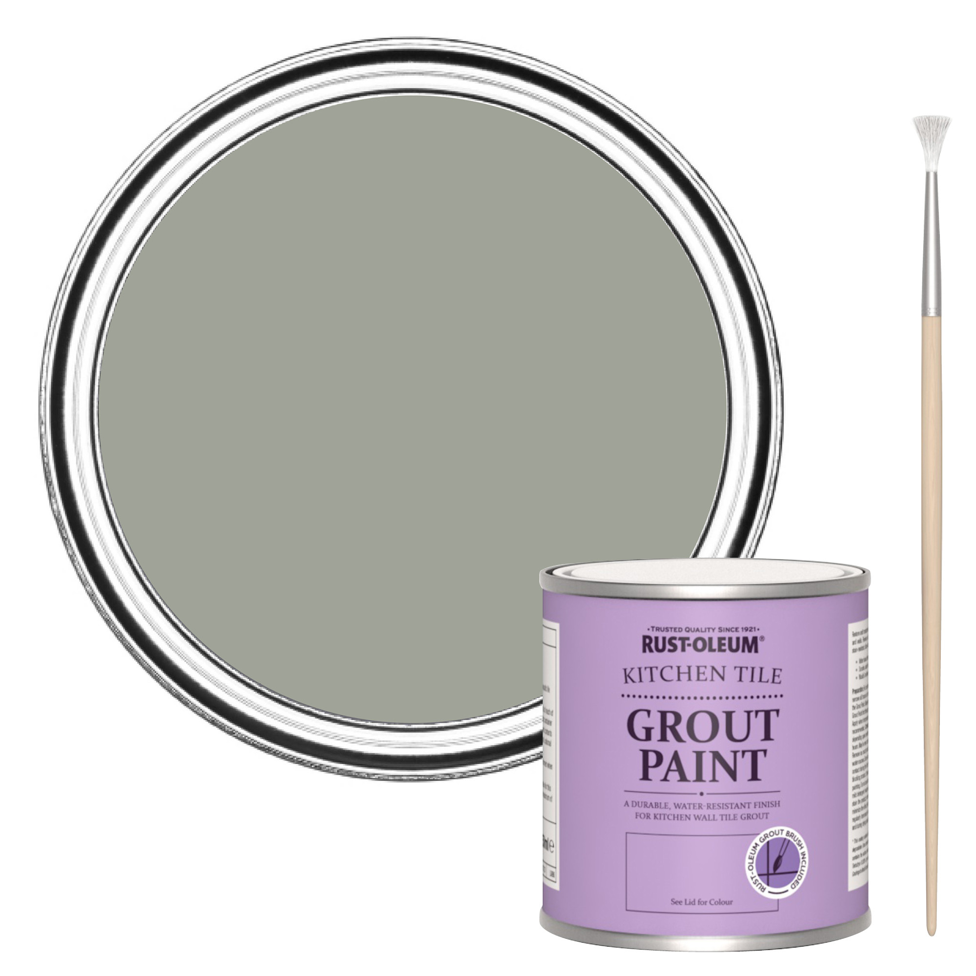 Bathroom Grout Paint - Tea Leaf 250ml - Rust-oleum UK