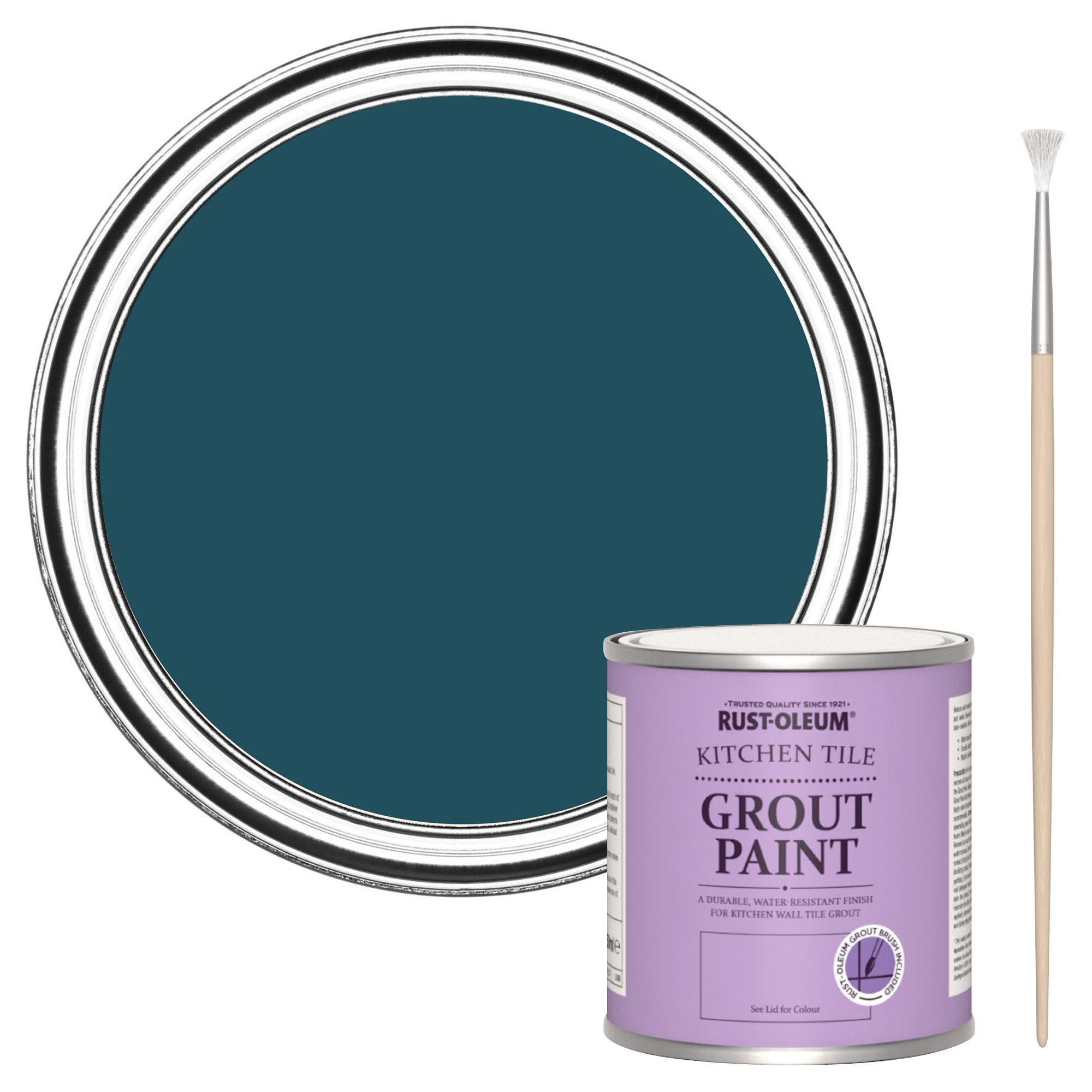 Floor Grout Paint - Commodore Blue 250ml - Rust-oleum UK