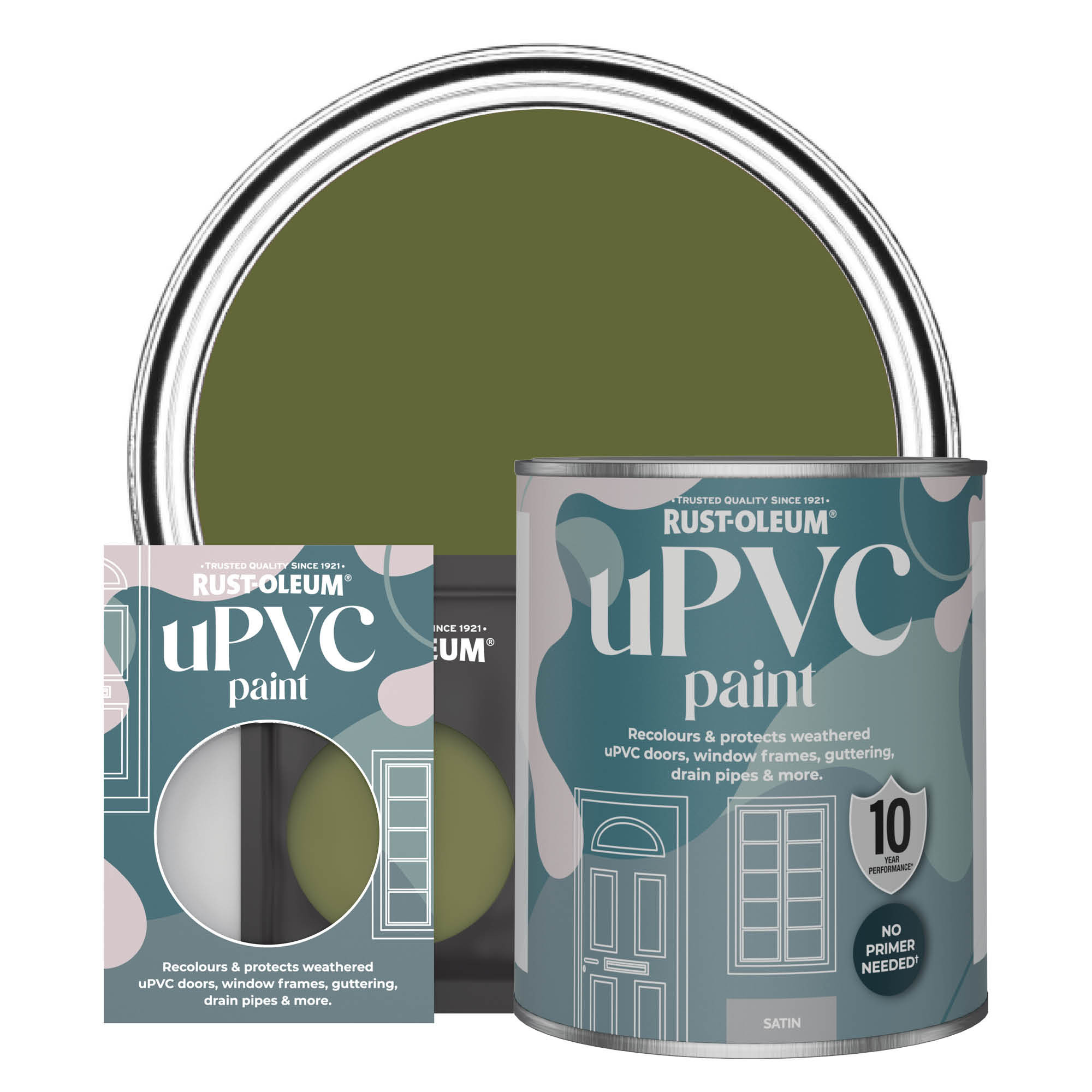 Jasper uPVC Gloss Paint - Gloss Green Finish | Rust-Oleum