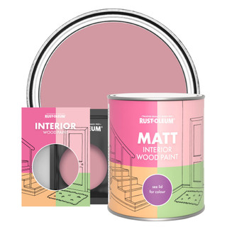 Interior Wood Paint, Matt Finish - Pink Champagne - Rust-oleum UK