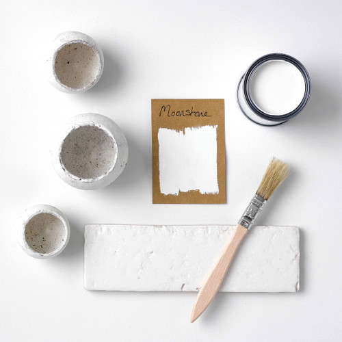 Moonstone Floor Tile Paint Â– Matt White Washable Finish