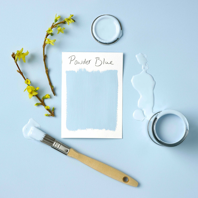 uPVC Paint Samples - Soft blues Tester Box