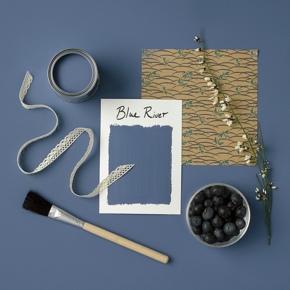 Blue River Bathroom Wall & Ceiling Paint - Matt Blue