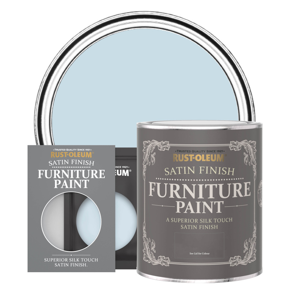 Coastal Blue Furniture & Trim Paint - Satin Blue Finish