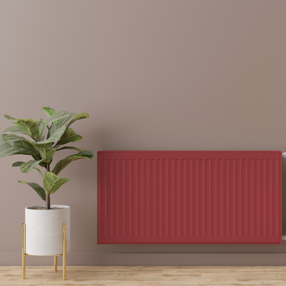 Empire Red Radiator Paint Satin Red Finish | Rust-Oleum