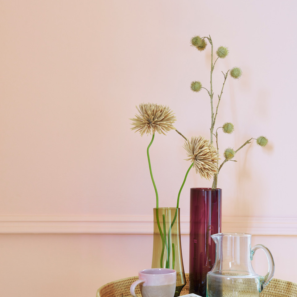 Rust-Oleum Washable Pink Matt Wall Paint - Pink Champagne - Rust-oleum UK