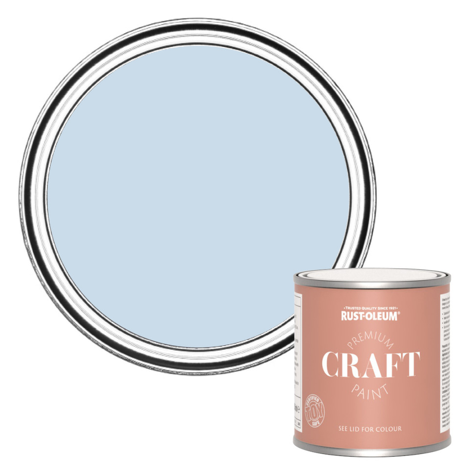 Premium Craft Paint - Commodore Blue 250ml - Rust-oleum UK