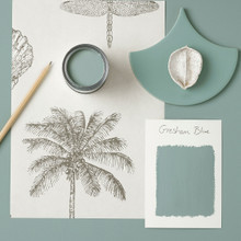 Wall & Ceiling Chalky Finish Paint Samples - Ocean Blues Tester Box