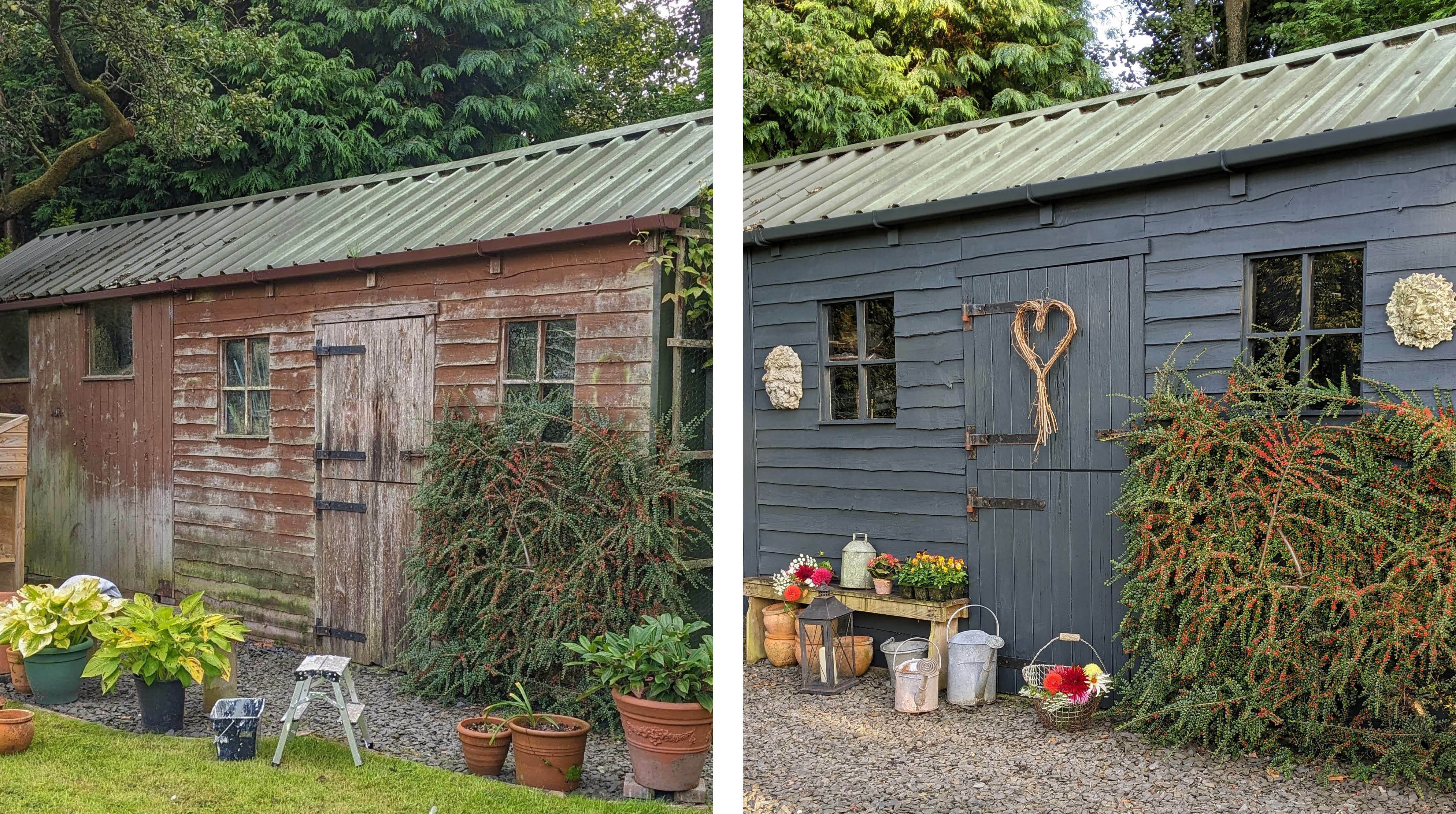 Garden shed paint color ideas store
