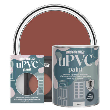 Fire Brick uPVC Paint Â– Matt Red Finish | Rust-Oleum