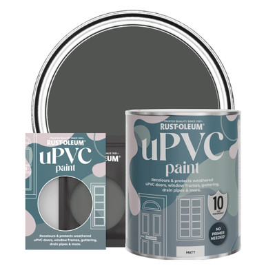 Graphite uPVC Paint Matt Grey Finish | Rust-Oleum