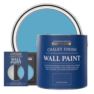 Cerulean Wall & Ceiling Paint - Matt Blue Finish | Rust-Oleum