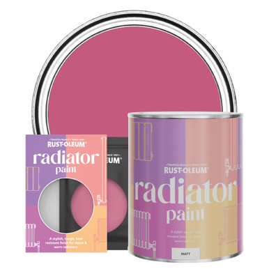 Raspberry Ripple Radiator Paint - Matt Pink | Rust-Oleum