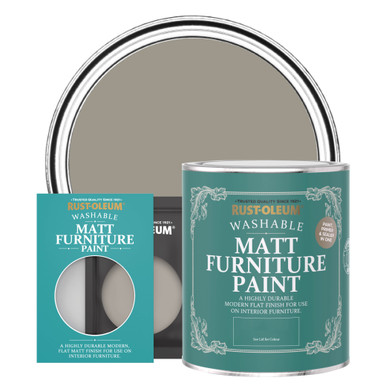 Whipped Truffle Furniture & Trim Paint - Matt Brown Finish