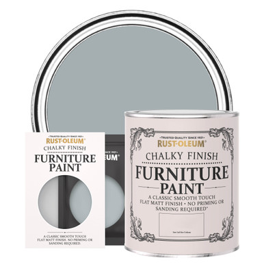 Mineral Grey Furniture Paint - Chalky Finish Grey