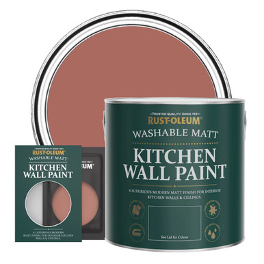 Salmon Kitchen Wall & Ceiling Paint - Matt Red