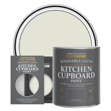 Portland Stone Kitchen Cupboard Paint - Satin Beige Finish