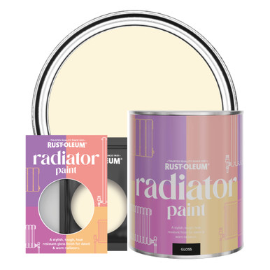 Clotted Cream Radiator Paint Gloss Cream Finish | Rust-Oleum