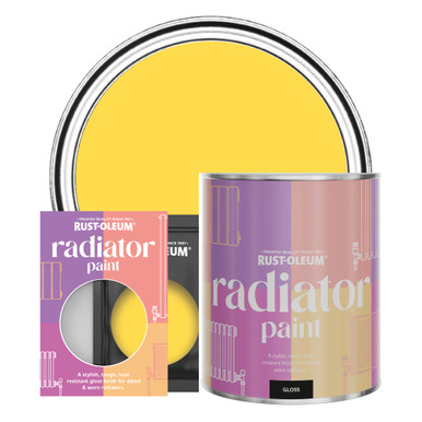 Lemon Sorbet Radiator Paint Â– Gloss Yellow Finish | Rust-Oleum