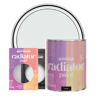 Monaco Mist Radiator Paint Gloss Grey Finish | Rust-Oleum
