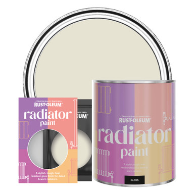 Oyster Radiator Paint Â– Gloss Off White Finish | Rust-Oleum