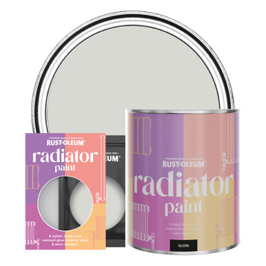 Winter Grey Radiator Paint Gloss Grey Finish | Rust-Oleum