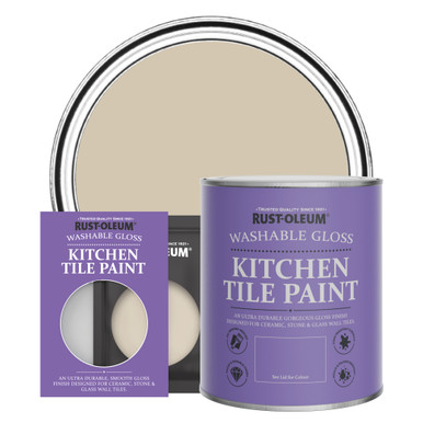 Butterscotch Kitchen Tile Paint Ã‚â€“ Gloss Brown Finish | Rust-Oleum