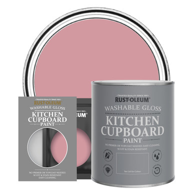 Dusky Pink Kitchen Cupboard Paint Â– Gloss Pink Finish