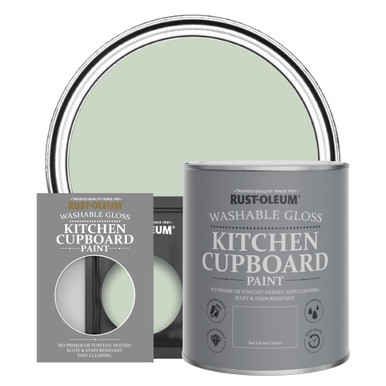Laurel Green Kitchen Cupboard Paint Â– Gloss Green Finish