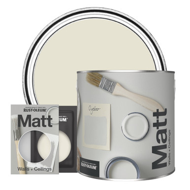 Rust-Oleum Washable Beige Matt Wall Paint - Oyster - Rust-oleum UK