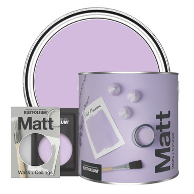 Rust-Oleum Washable Purple Matt Wall Paint - Violet Macaroon - Rust ...