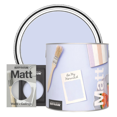 Rust-Oleum Washable Purple Matt Wall Paint - Be My Mermaid - Rust-oleum UK