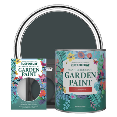 Black Sand Garden Paint Gloss - Gloss Black | Rust-Oleum