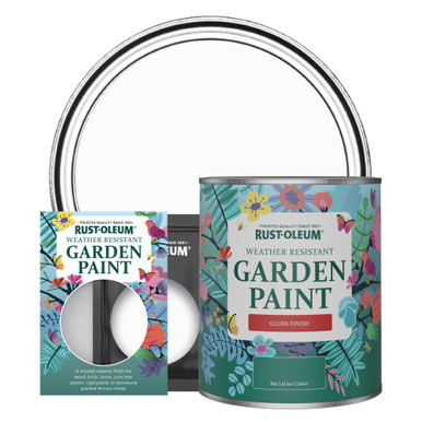 Moonstone Garden Paint Gloss - Gloss White | Rust-Oleum