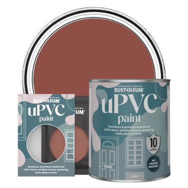 Fire Brick uPVC Satin Paint - Satin Red Finish | Rust-Oleum