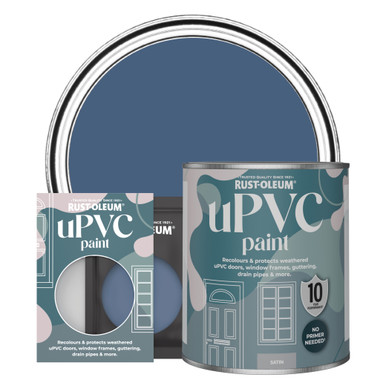 Ink Blue uPVC Satin Paint - Satin Blue Finish | Rust-Oleum