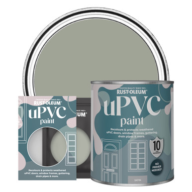Tea Leaf uPVC Satin Paint - Satin Green Finish | Rust-Oleum