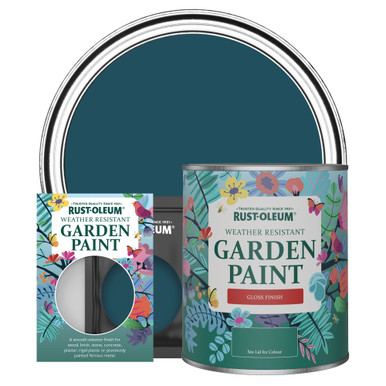 Rust-Oleum Blue Gloss Finish Garden Paint - Commodore Blue - Rust-oleum UK