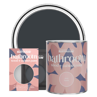 Anthracite Bathroom Wood & Cabinet Paint - Matt Grey
